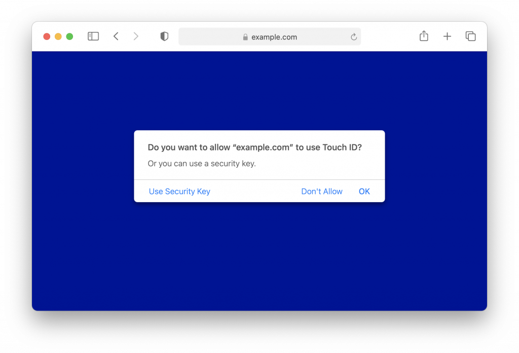 Meet Face ID and Touch ID for the Web | WebKit