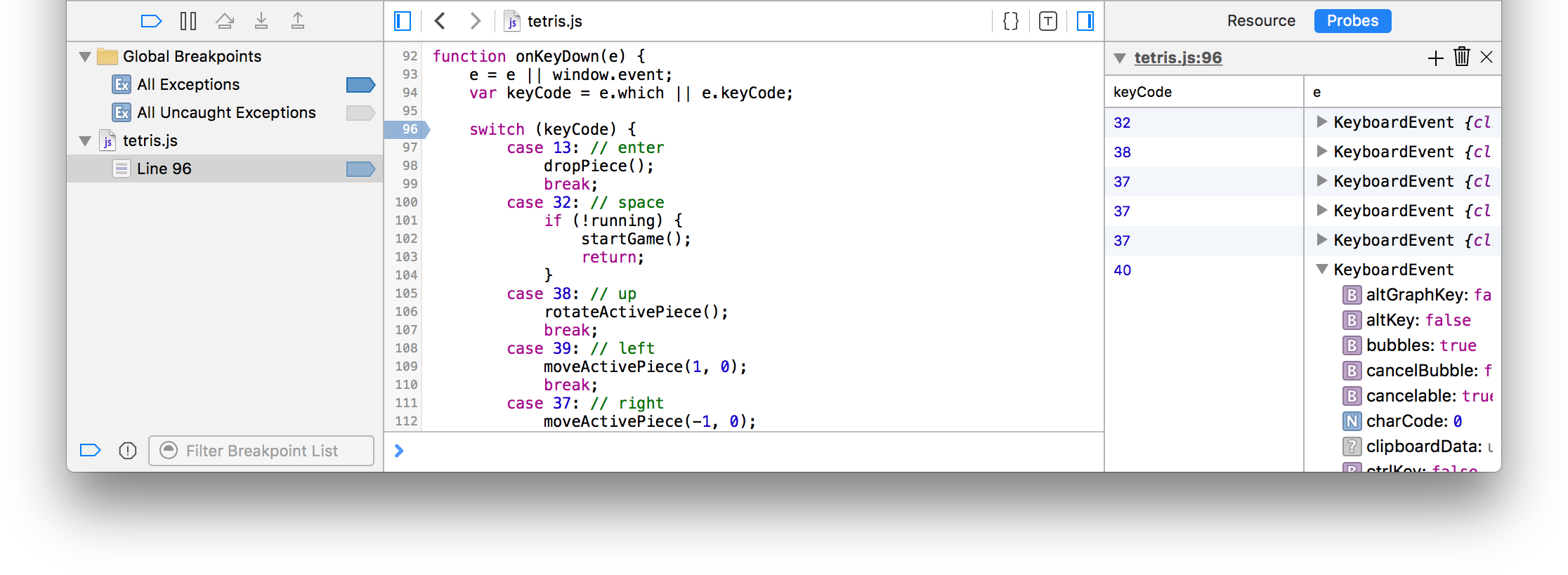 Breakpoint Options | WebKit