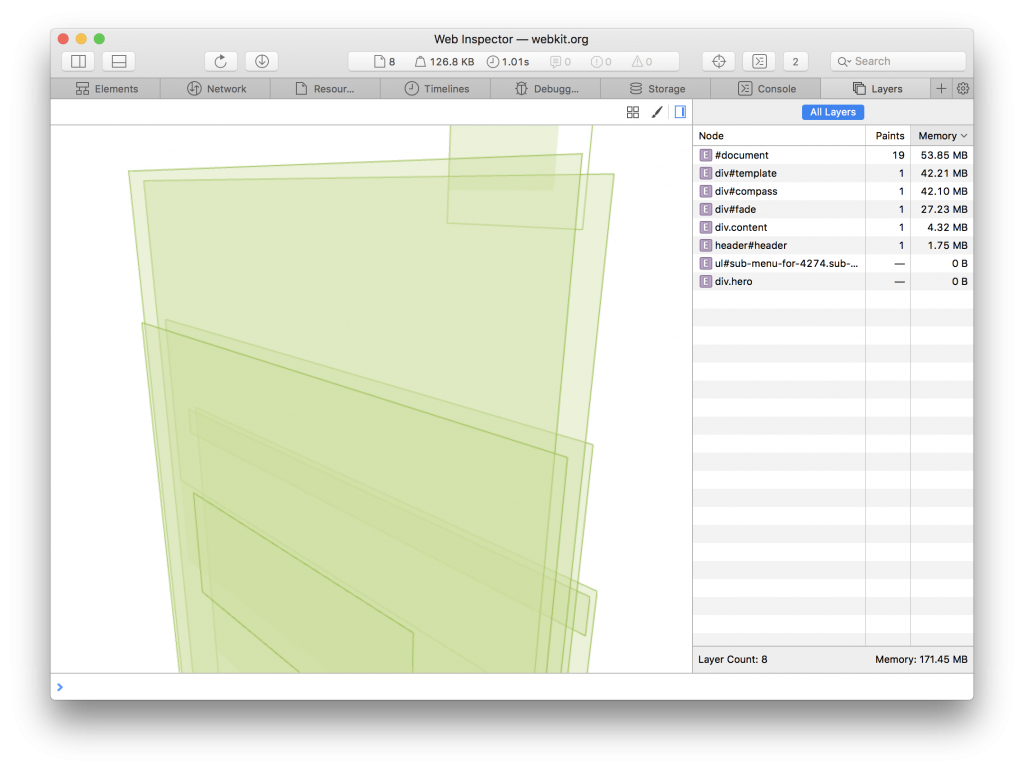 Visualizing Layers in Web Inspector | WebKit